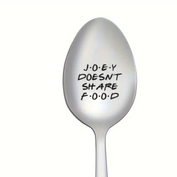 Dining | Nwt Collectible Friends Joey Doesnt Share Food Quote Spoon ...